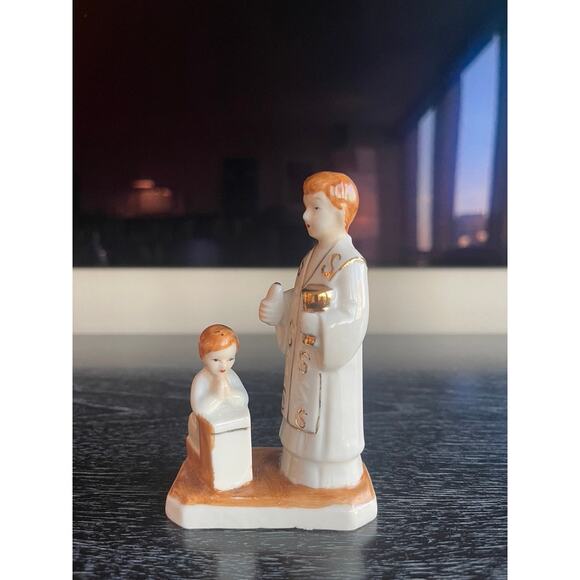 Lego | Accessories | Vintage First Communion Priest And Boy Handpainted ...